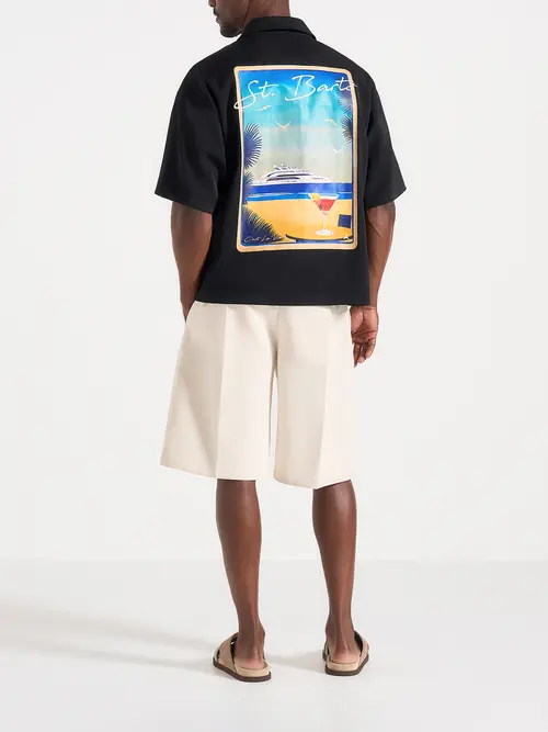Manière De Voir St. Barts Relaxed Fit Shirt - Black