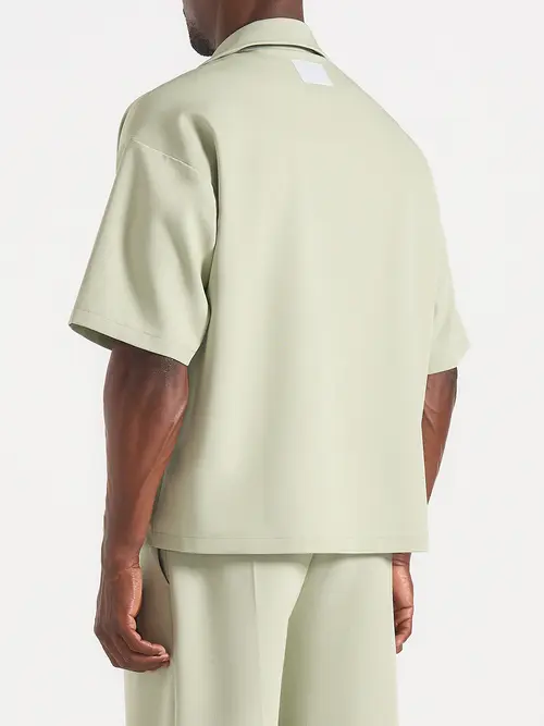 Manière De Voir Abel Boxy Tailored Double Breasted Shirt