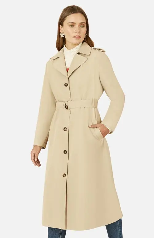 YUMI Belted Trench Coat