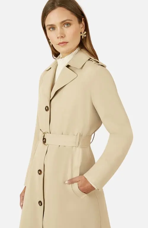 YUMI Belted Trench Coat