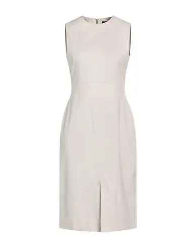MOORER Midi Dress Rust Size Cashmere - Grey