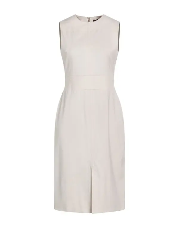 MOORER Midi Dress Rust Size Cashmere - Grey