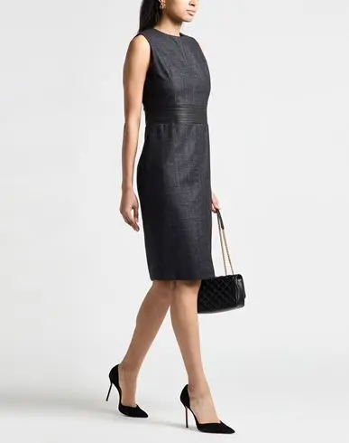 MOORER Midi Dress In Wool, Polyester, Cotton, Polyamide, And Cashmere