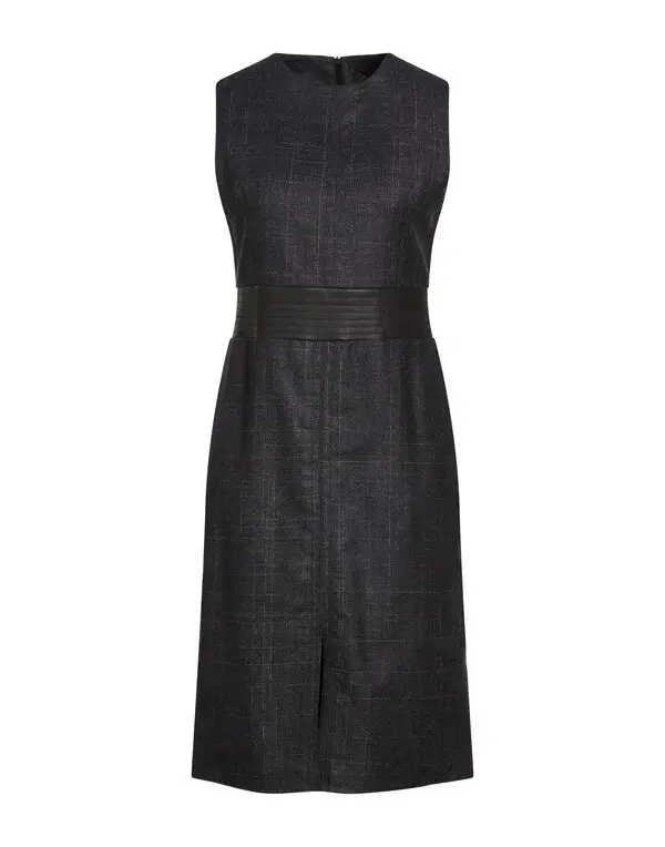 MOORER Midi Dress In Wool, Polyester, Cotton, Polyamide, And Cashmere