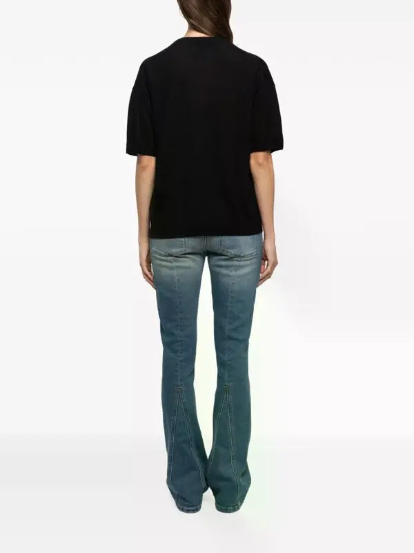 Zadig&Voltaire Heart-intarsia Cashmere T-shirt
