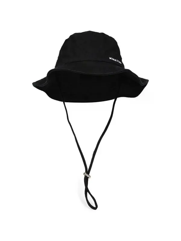MARKGONG Embroidered Logo Bucket Hat - Black