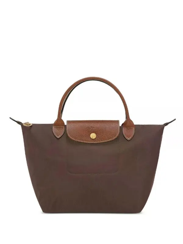 Longchamp S Le Pliage Leather-trim Tote Bag