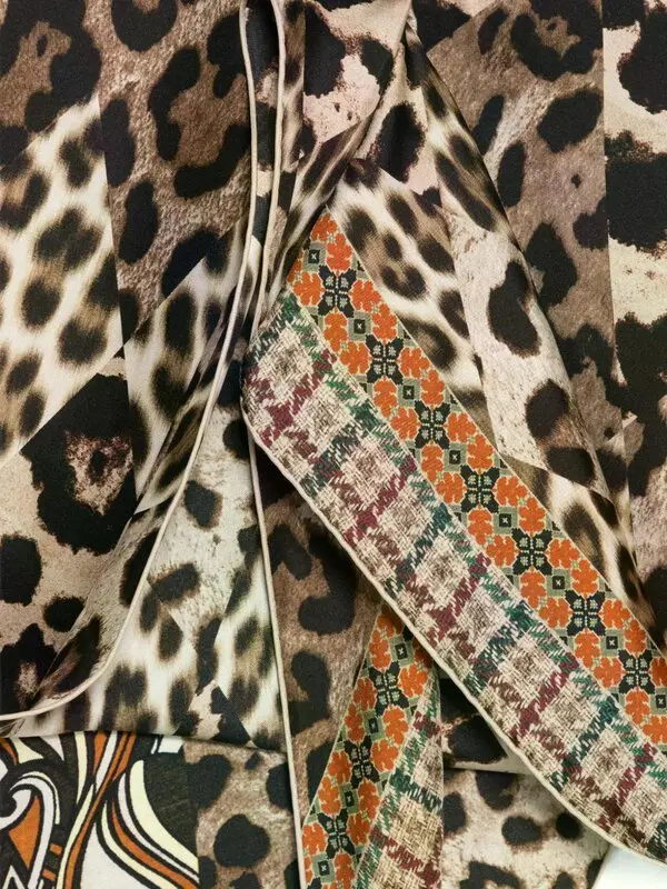PIERRE-LOUIS MASCIA Leopard-print Scarf