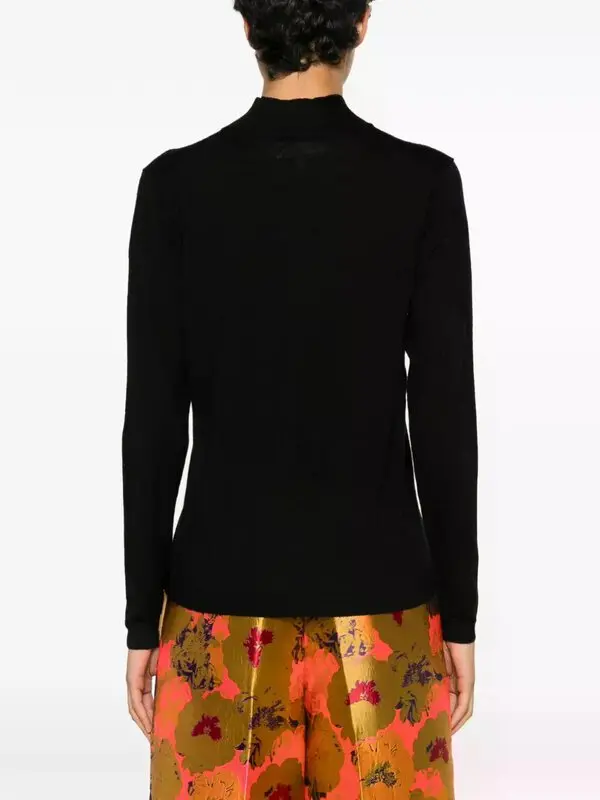 PSOPHIA High-neck Long-sleeve Sweater