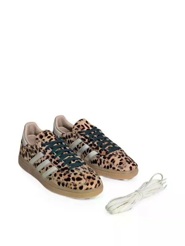 Adidas Handball Spezial Leopard-print Sneakers - Neutrals