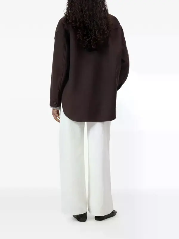 Closed Button-up Oversized Jacket