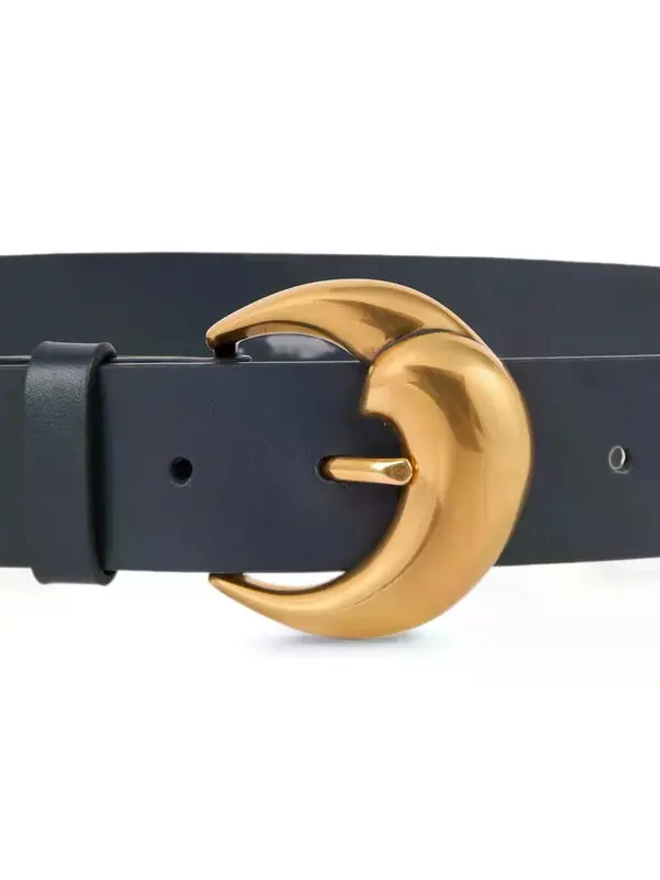 Etro Leather Belt With Embroidered Motif