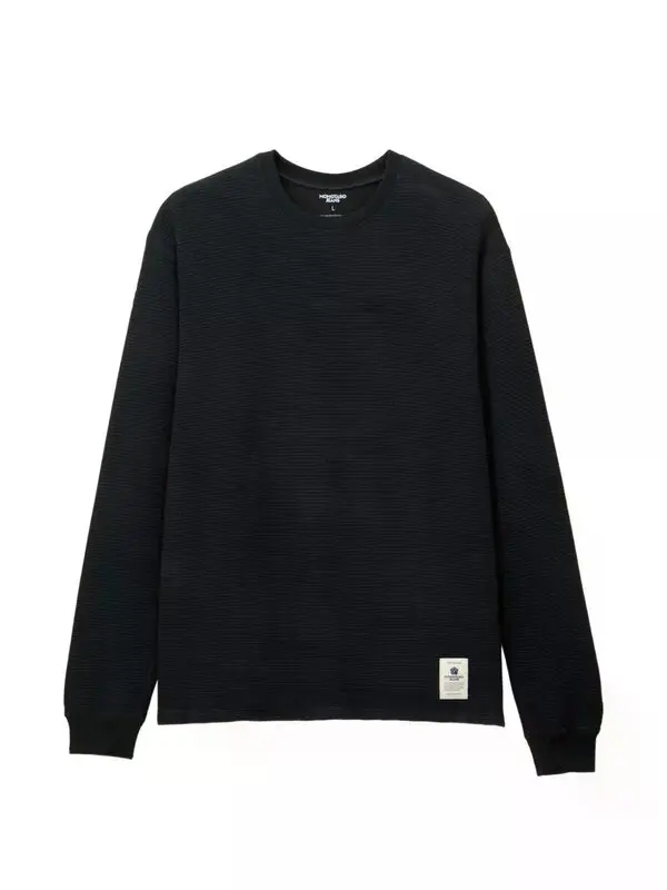 MOMOTARO Waffle-knit Long-sleeve T-shirt