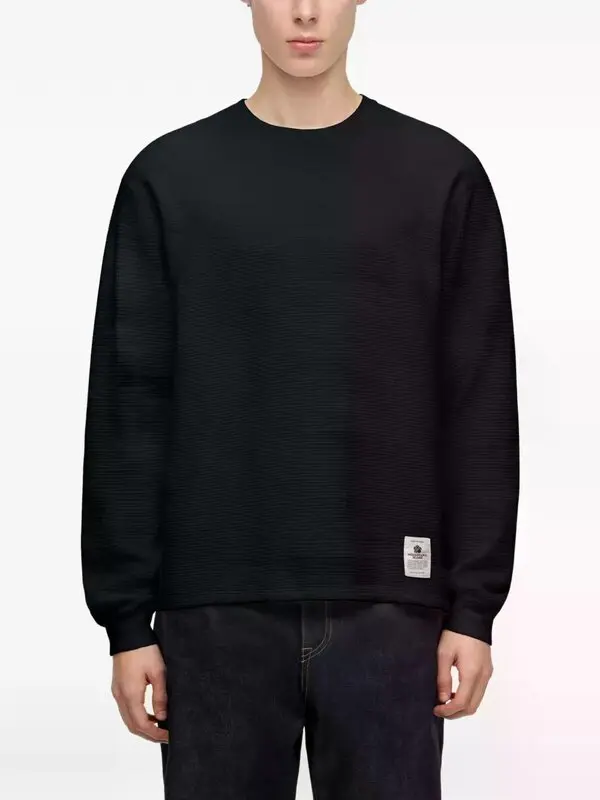 MOMOTARO Waffle-knit Long-sleeve T-shirt