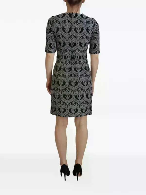 Dolce & Gabbana Crew-neck Mini Dress