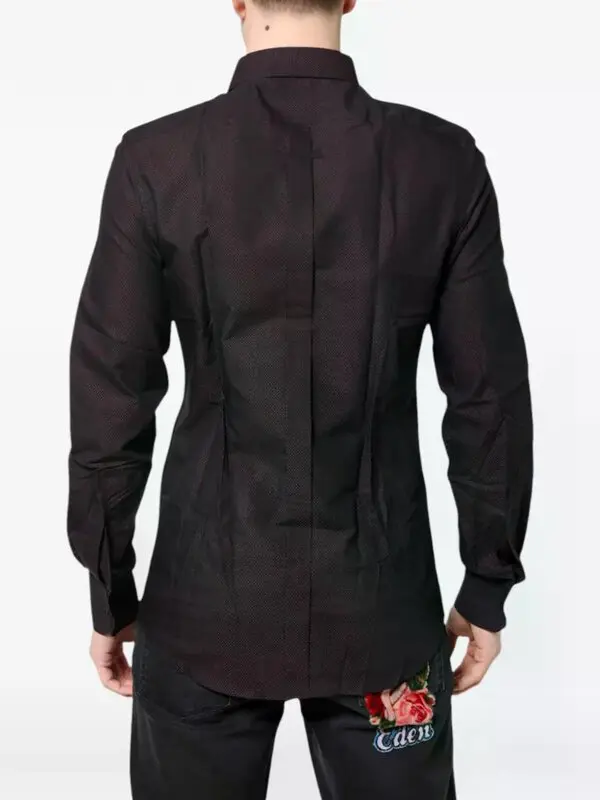 Dolce & Gabbana Dot-pattern Long-sleeve Shirt