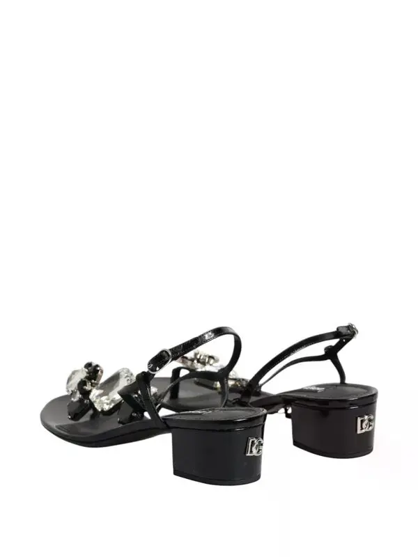 Dolce & Gabbana Crystal-embellished Ankle-strap Sandals