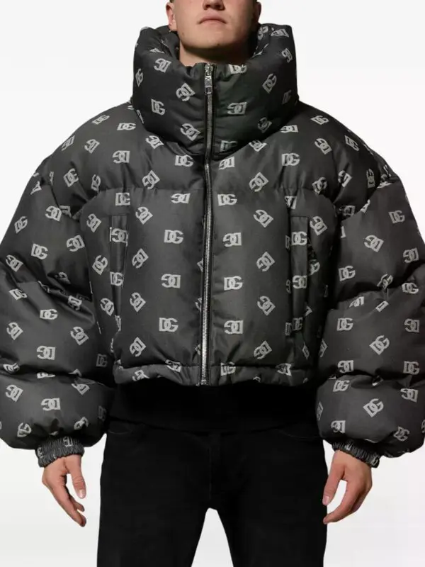 Dolce & Gabbana Dg Monogram Logo-print Jacket