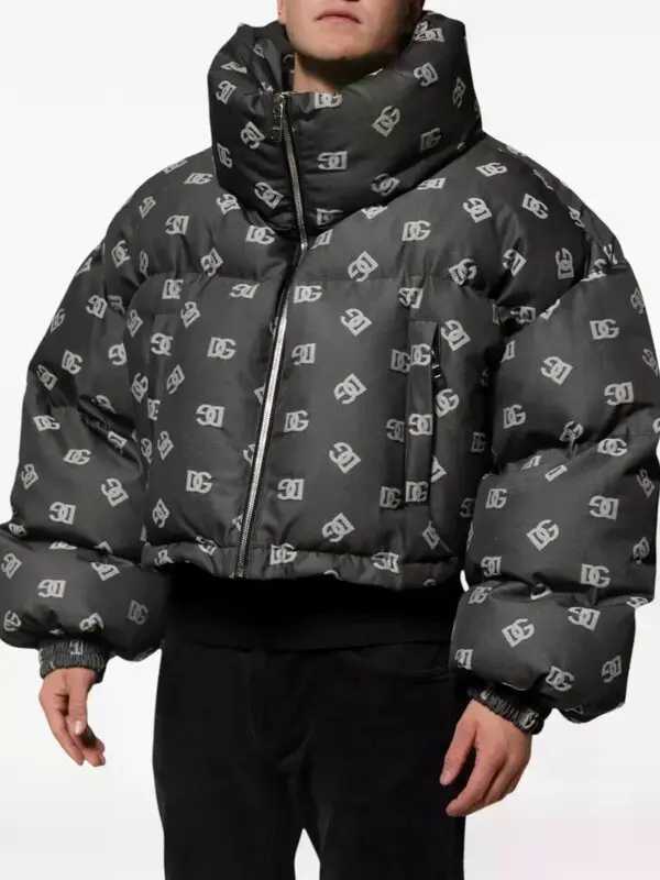 Dolce & Gabbana Dg Monogram Logo-print Jacket