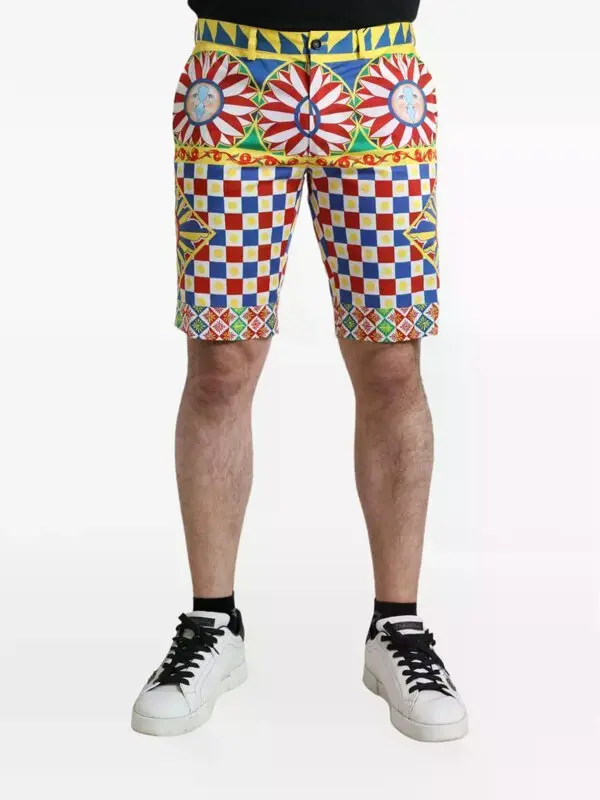 Dolce & Gabbana Carretto-print Shorts