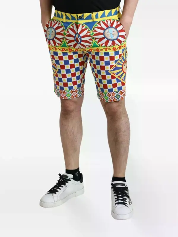 Dolce & Gabbana Carretto-print Shorts