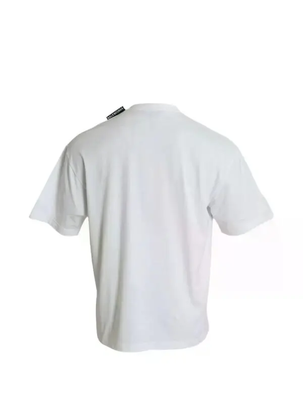 Balenciaga Logo-tag Cotton T-shirt