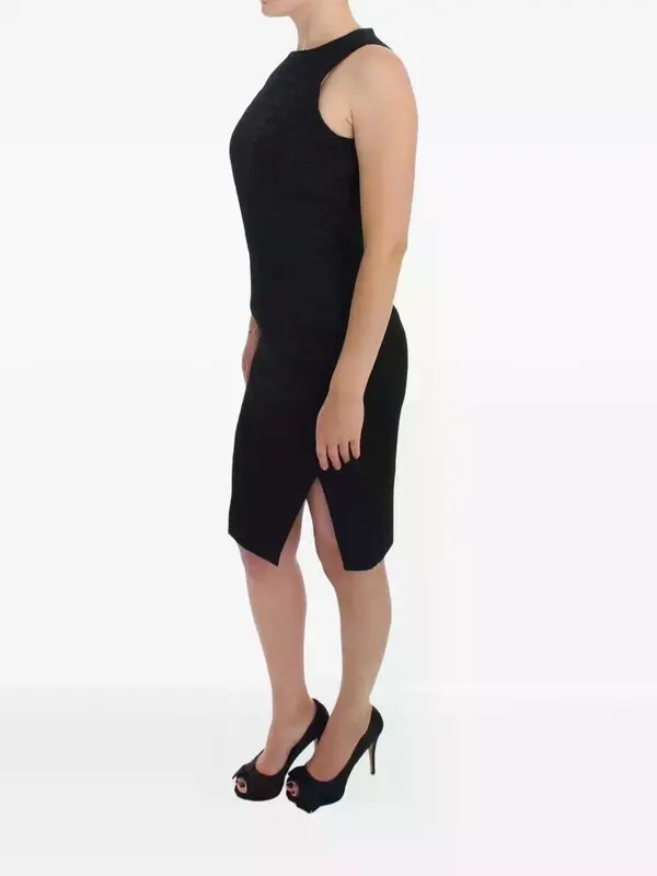 DAIZY SHELY Textured Side-slit Dress