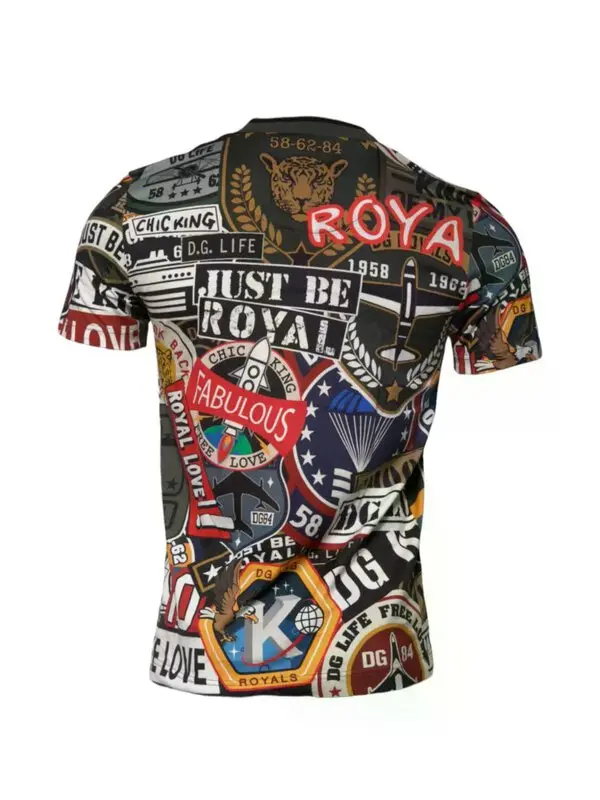 Dolce & Gabbana Graphic-print Crew-neck T-shirt