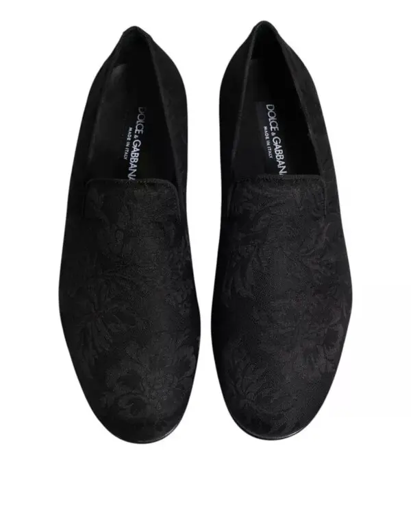 Dolce & Gabbana Floral-pattern Loafers