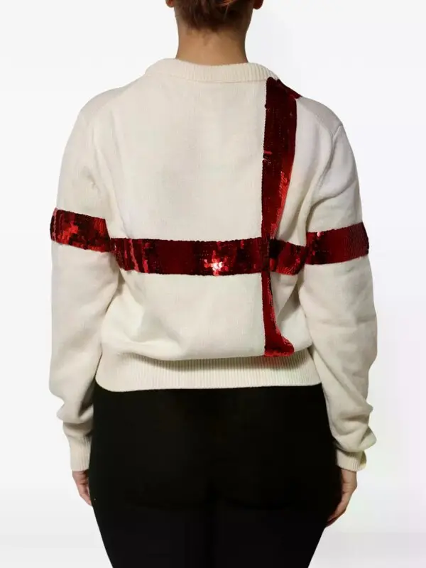 Dolce & Gabbana Sequin-embellished Bow-detail Sweater