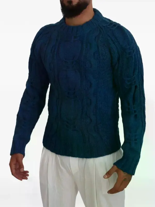 Dolce & Gabbana Cable-knit Wool Sweater