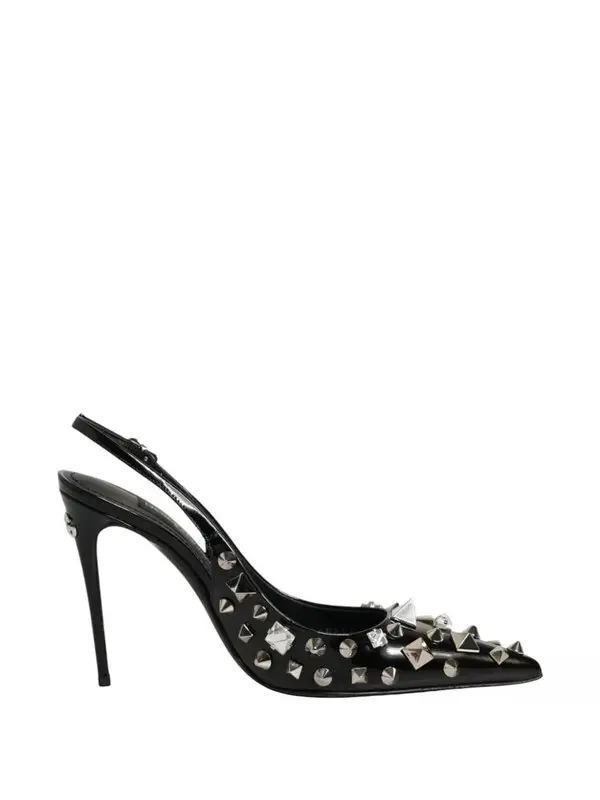Dolce & Gabbana Studded Leather Slingback Sandals