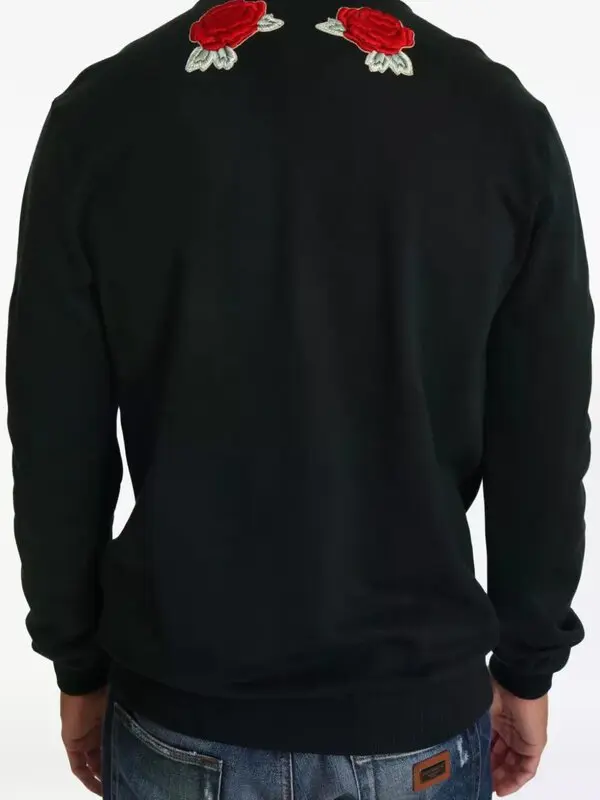 Dolce & Gabbana Sacred Heart Embellished Sweater