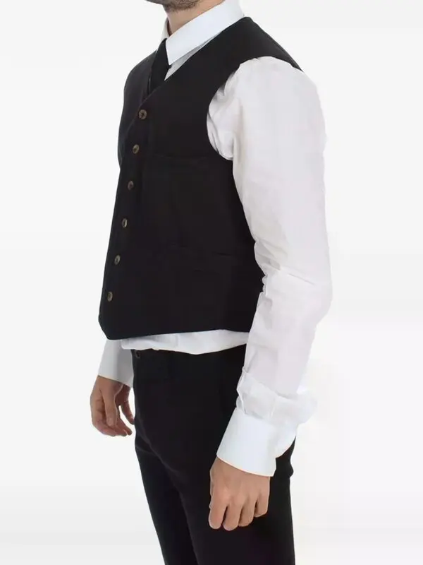 Dolce & Gabbana Button-up V-neck Waistcoat