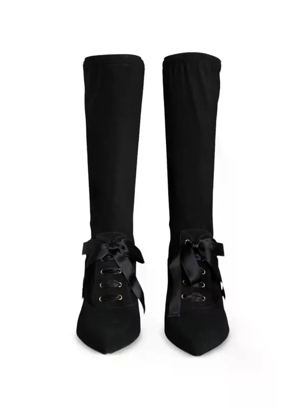 Dolce & Gabbana Lace-up Heeled Boots