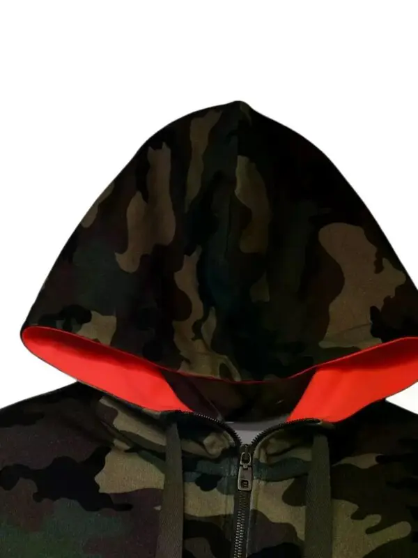 Dolce & Gabbana Camouflage-print Colour-block Hoodie