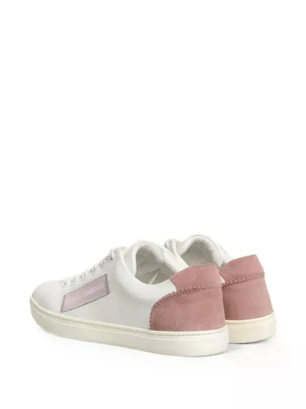 Dolce & Gabbana Logo-patch Leather Sneakers