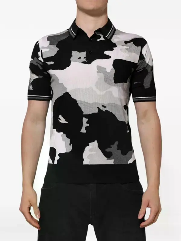 Dolce & Gabbana Camouflage-print T-shirt - Black