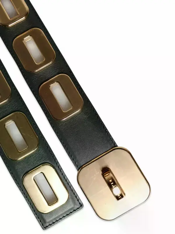 Dolce & Gabbana Cut-out Leather Belt