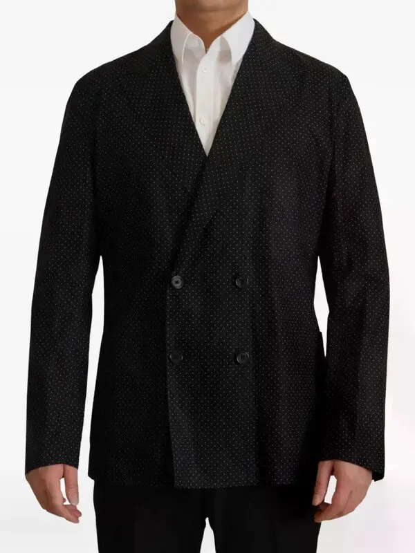 Dolce & Gabbana Polka-dot Double-breasted Blazer