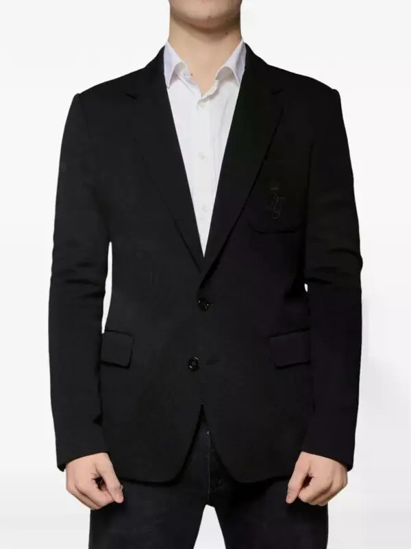 Dolce & Gabbana Embroidered Single-breasted Blazer