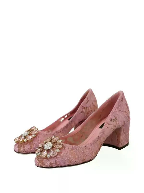 Dolce & Gabbana Taormina Floral-lace Pumps