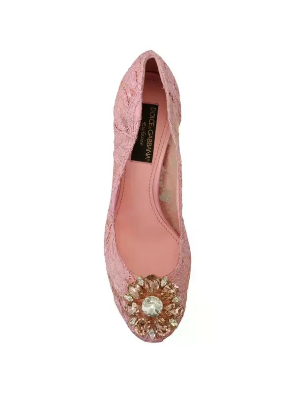 Dolce & Gabbana Taormina Floral-lace Pumps