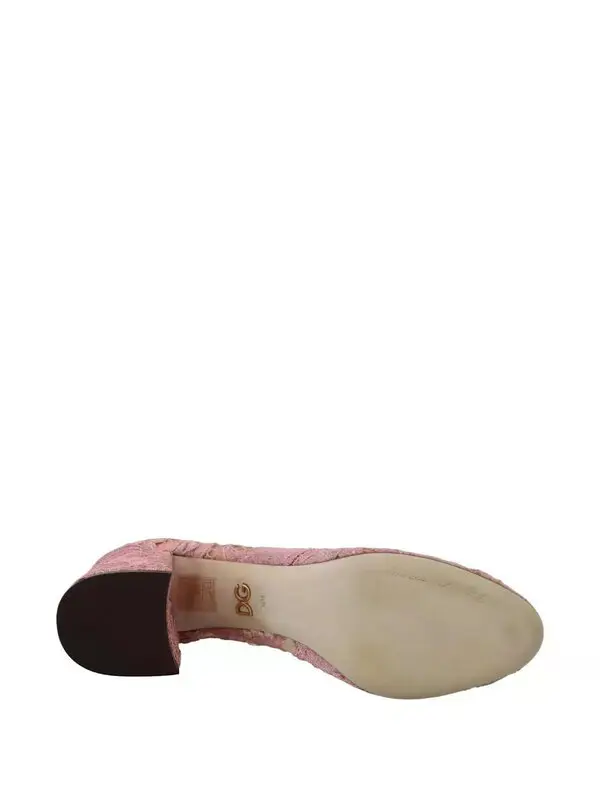Dolce & Gabbana Taormina Floral-lace Pumps