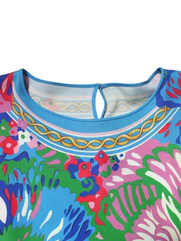 Dolce & Gabbana Floral-print Silk Top