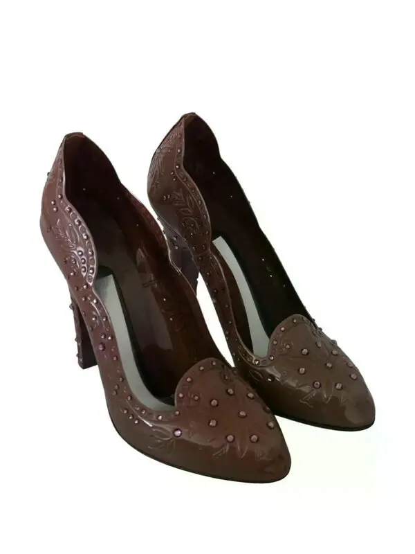 Dolce & Gabbana Floral Crystal-embellished Pumps