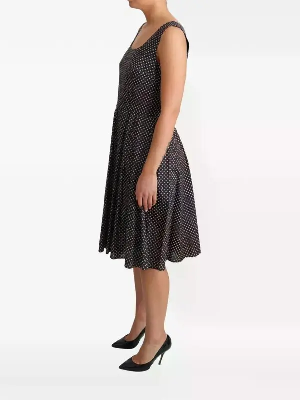 Dolce & Gabbana Aline Floral-print Pleated Dress