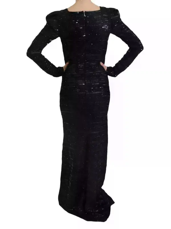 John Richmond Sequin-embellished Boat-neck Maxi Dress