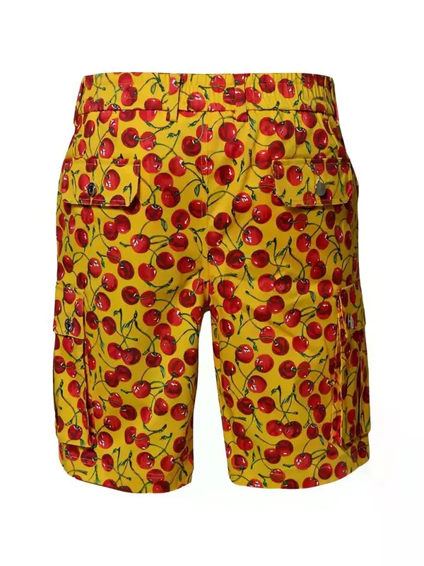 Dolce & Gabbana Cherry-print Cargo Shorts