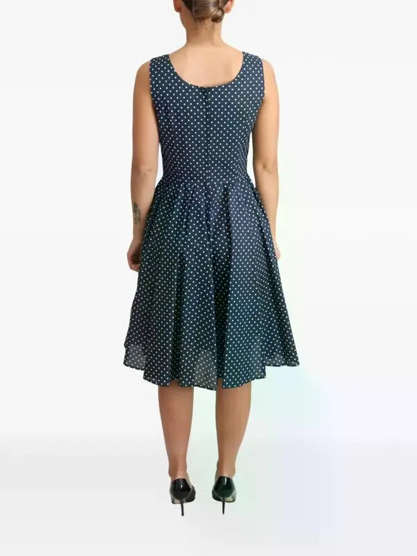 Dolce & Gabbana Polka-dot A-line Midi Dress